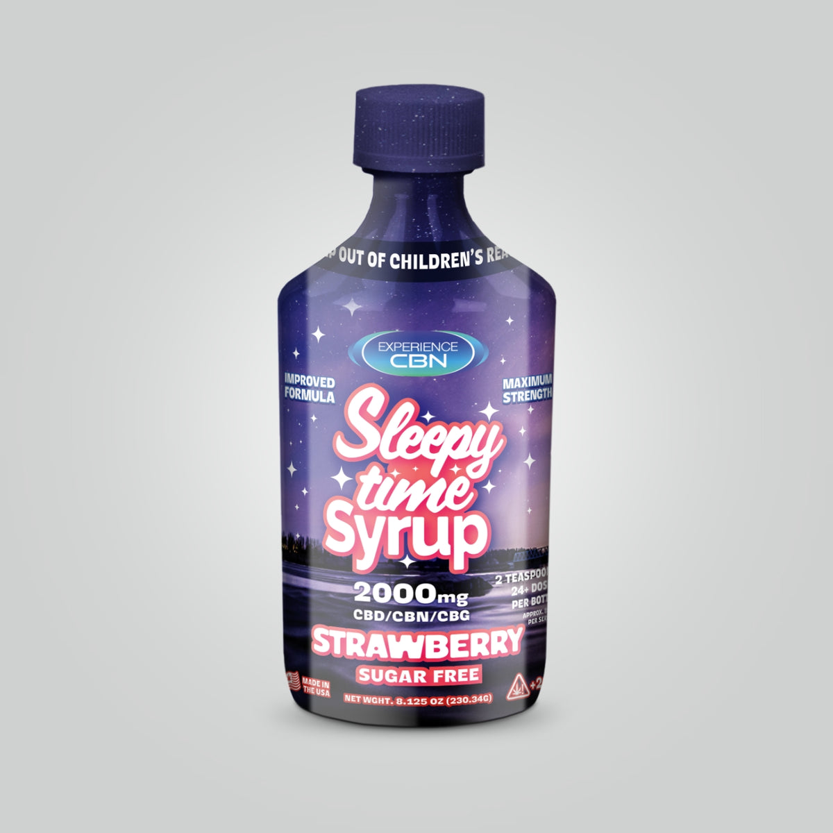 Sleepy Time Syrup - Sugar Free Strawberry – Experience CBD