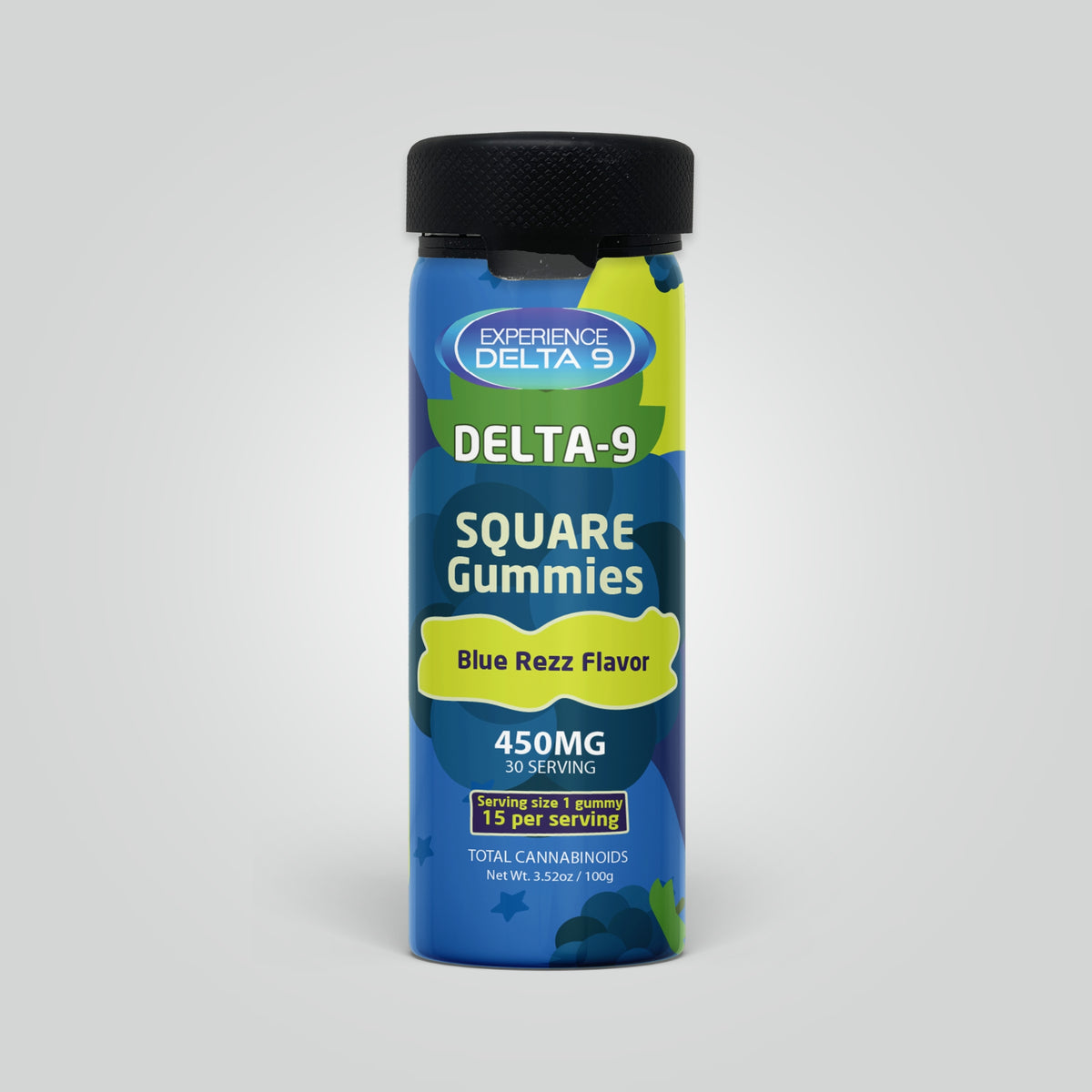 Delta 9 Square Gummies - Blue Razz – Experience CBD